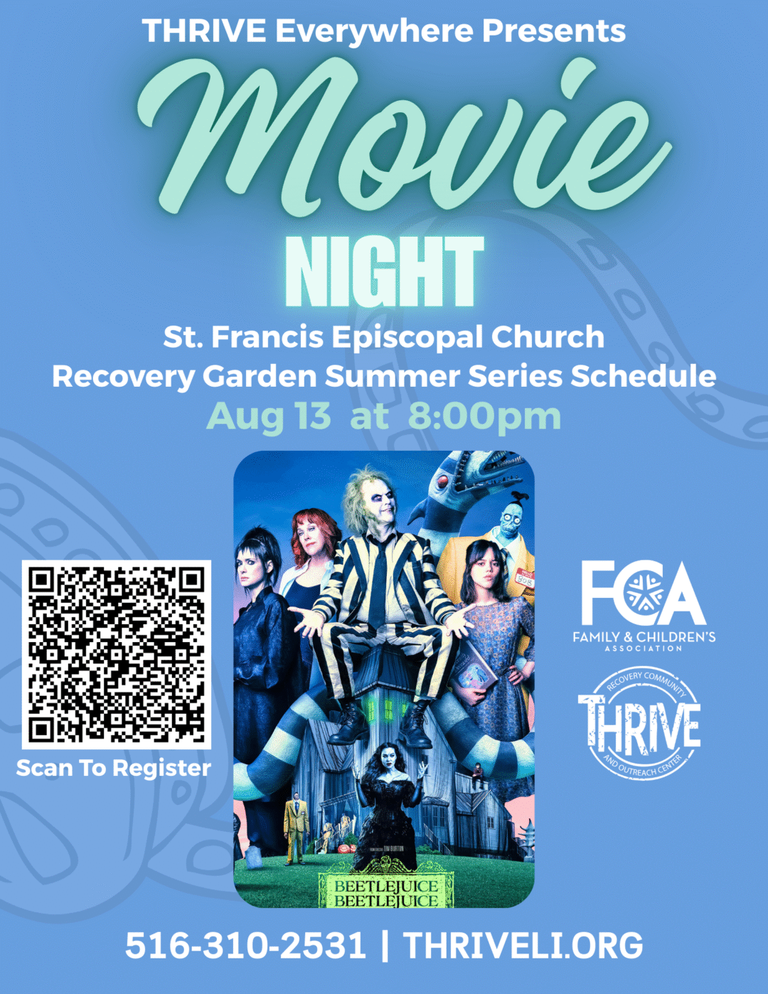 Movies in the Garden: August 13th- Beetlejuice Beetlejuice🎥