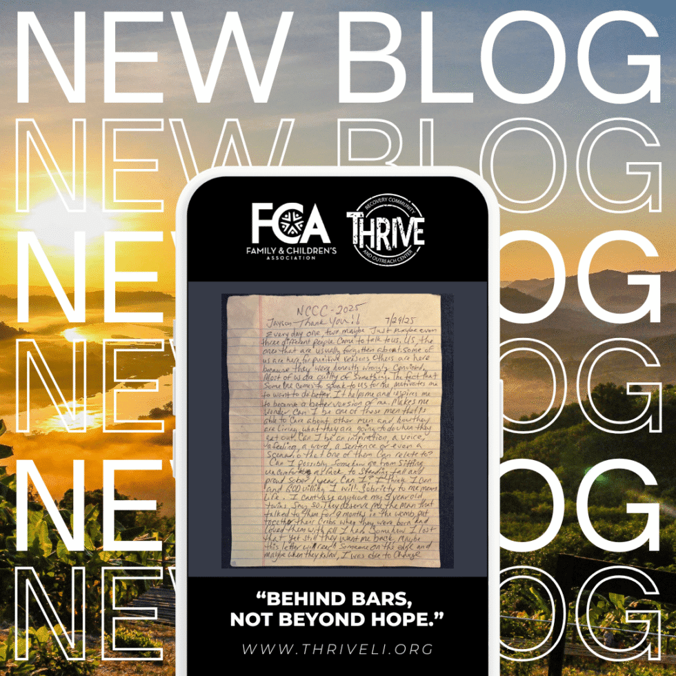 Behind Bars, Not Beyond Hope - Thrive